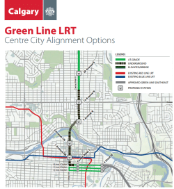 Tunneling Option Preferred for Calgary Green Line