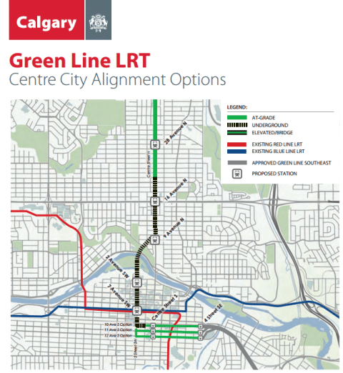 Tunneling Option Preferred for Calgary Green Line