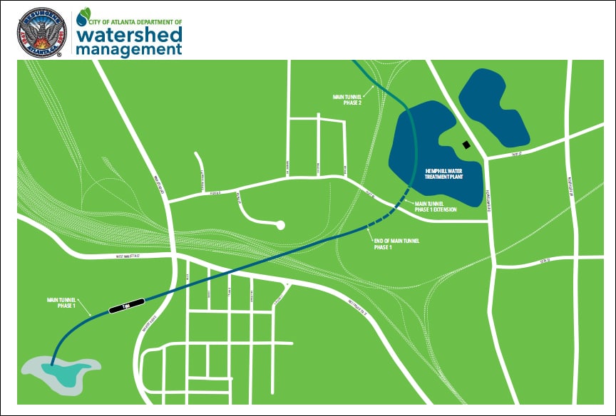 Water Distribution Map Of Atlanta Ga Area