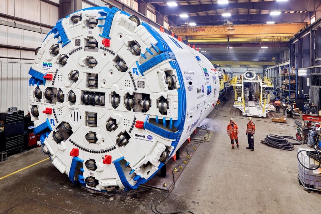 Robbins TBM Readies for Delaware Aqueduct Project