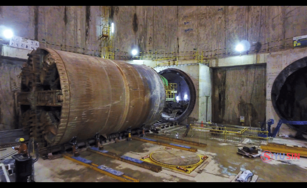 Hydra-Slide Systems Combine for TBM U-Turn in Singapore