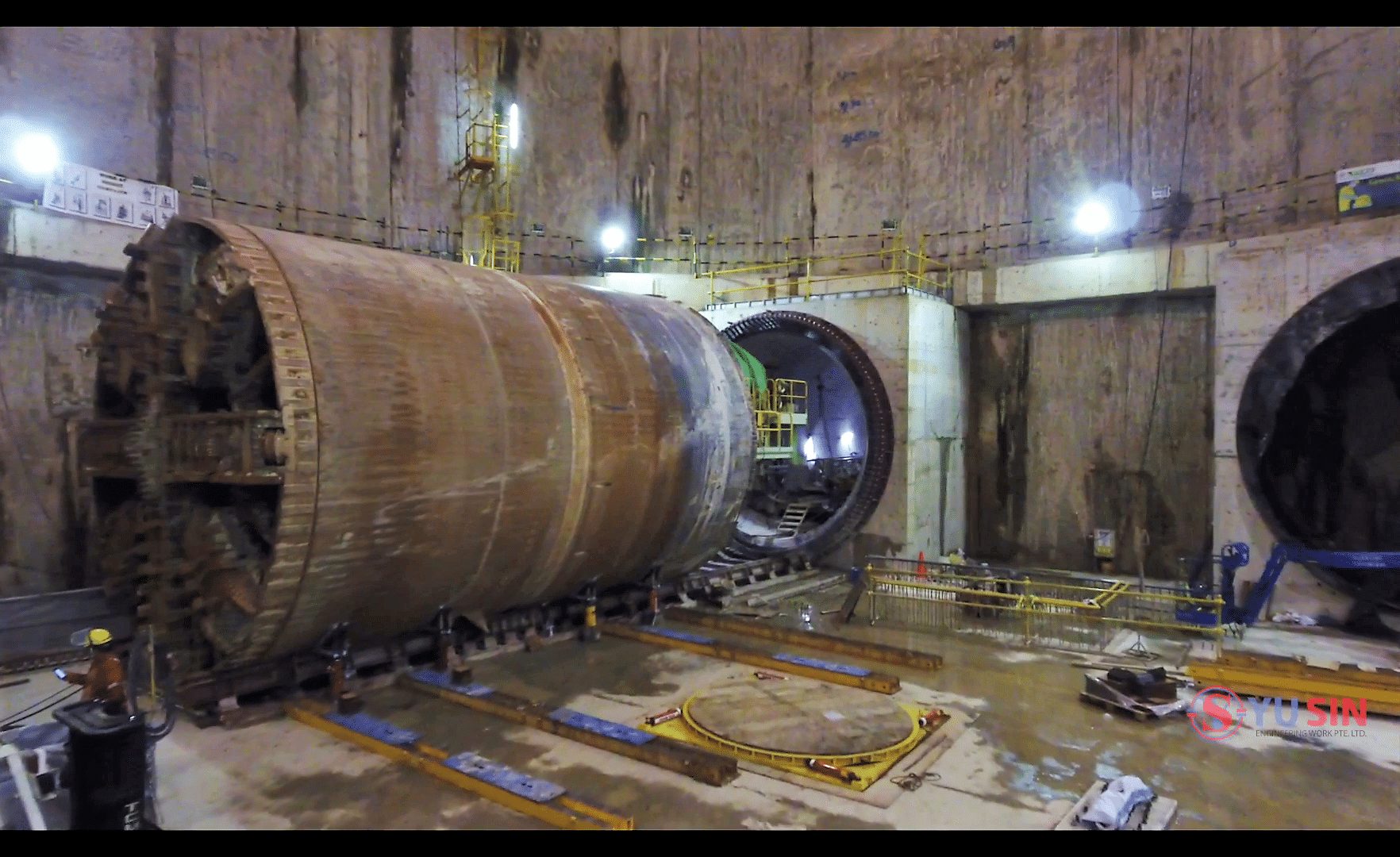 Hydra-Slide Systems Combine for TBM U-Turn in Singapore