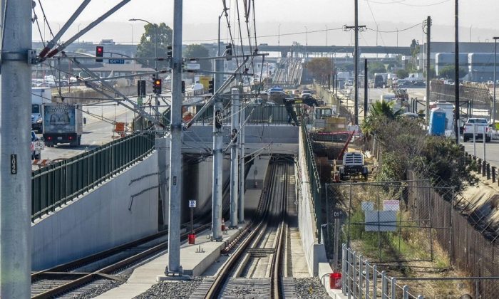 Train Testing Underway on Southern Part of Crenshaw/LAX Line