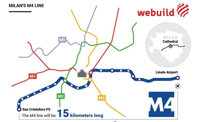Milestone Reached on Milan's M4 Metro Line