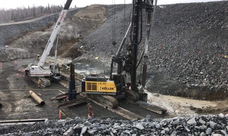Keller North America Performs Its First O-pile Project in Canada