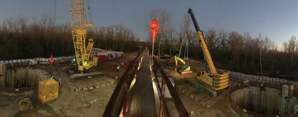 Crossing the Canadian River