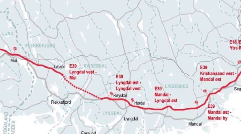 Implenia, Stangeland JV Selected to Build E39 Motorway in Norway
