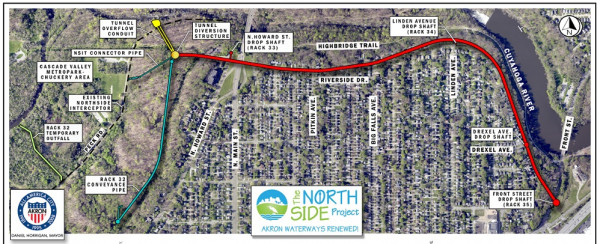 Design Underway for Akron Northside Interceptor Tunnel