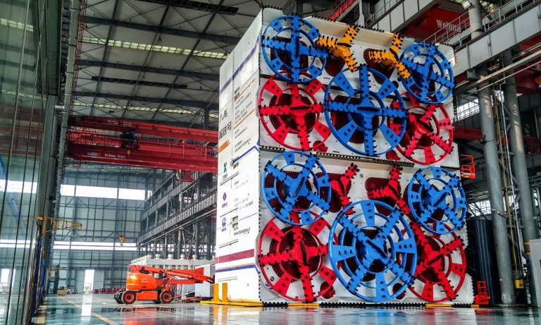 World’s Largest Combined Rectangular Pipe Jacking Machine Ready for ...