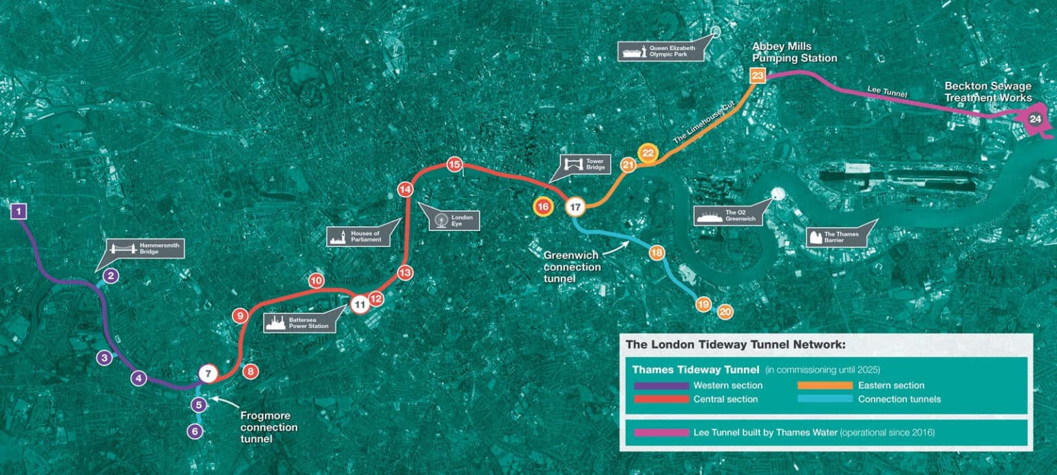 London's Super Sewer Now Fully Connected