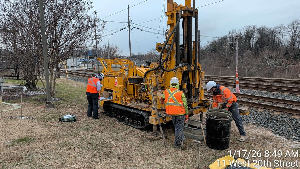 Geotechnical Investigations Completed for B&P Tunnel Replacement Program